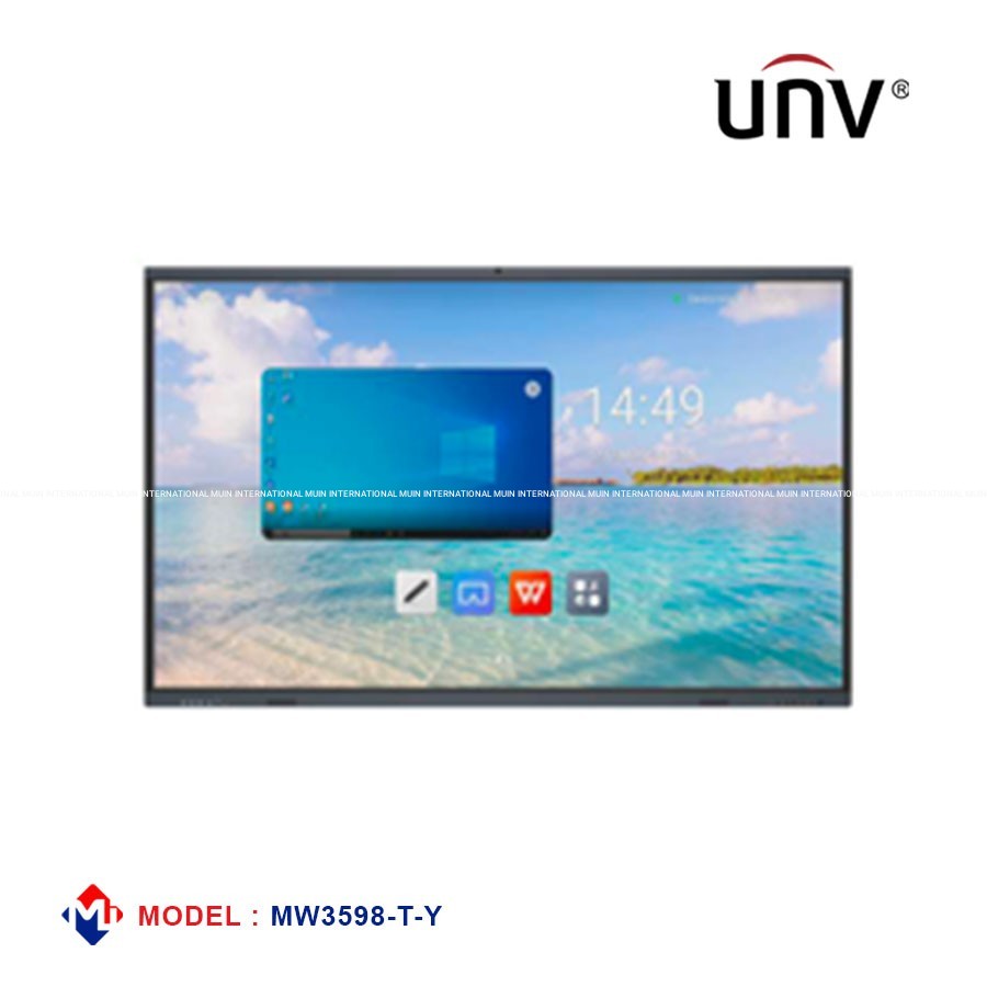 UNV MW3598-T-Y 98" 4K Smart Interactive Board Price in Nepal | Muin Int'l